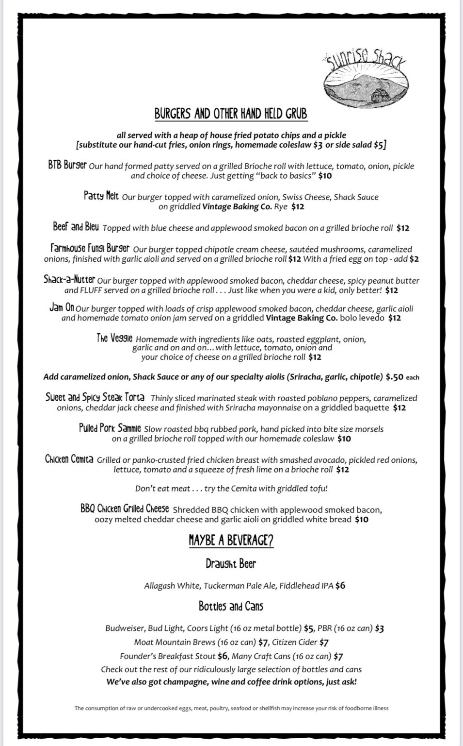 Lunch @ Shack Street